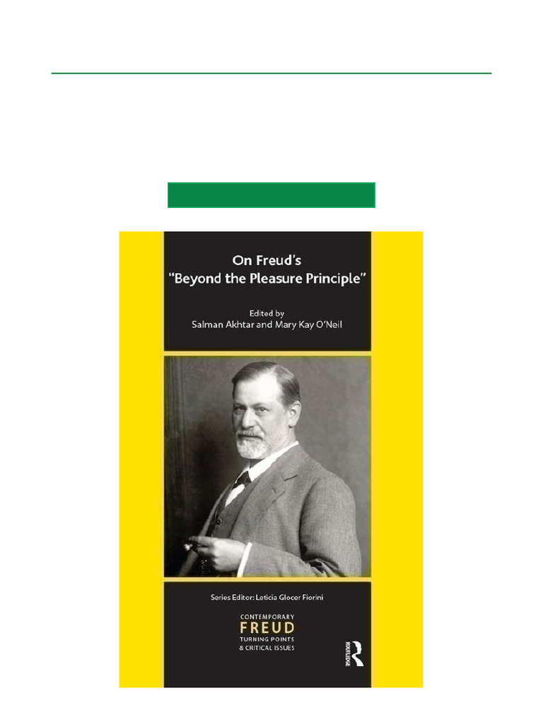 Popular Now On Freud's Beyond The Pleasure Principle, 1st Edition Full ...