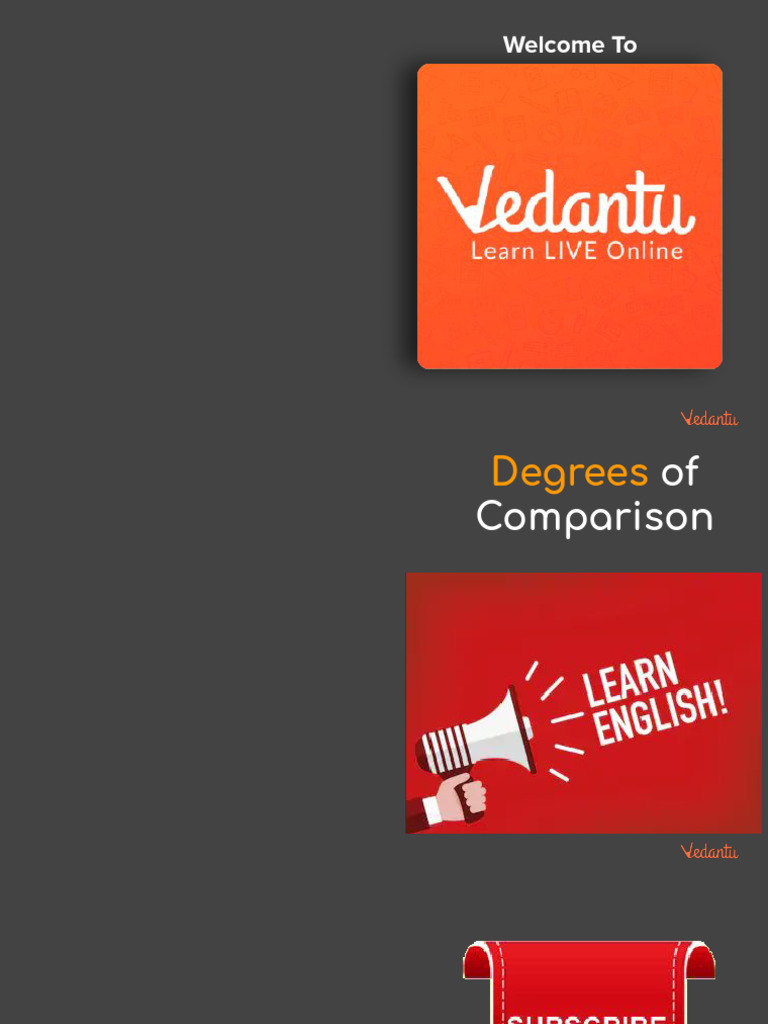 Degree of Comparison Dhiraj Sir | PDF | Adjective | Adverb