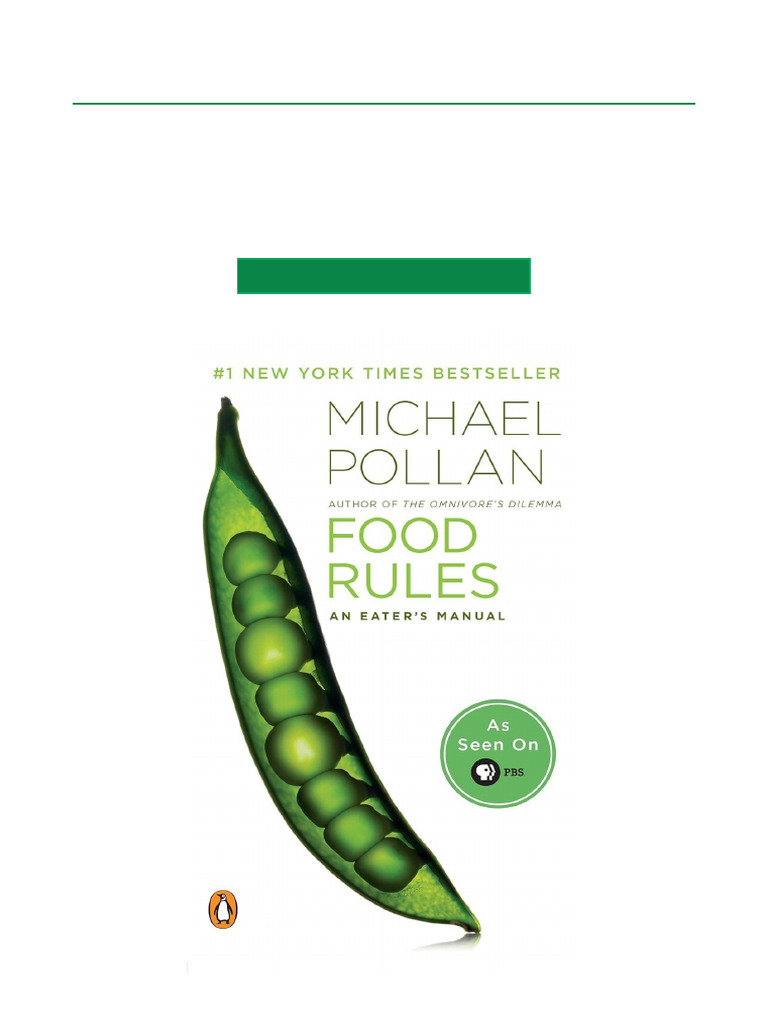 Limited Get Food Rules An Eater's Manual PDF DOCX Download | PDF