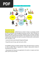 Types of Outdoor Activities Explained | PDF | Outdoor Recreation