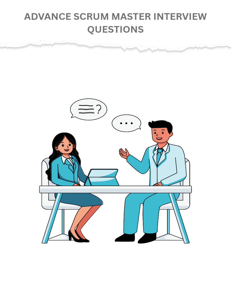 Advanced Senario Based Scrum Master Interview Questions | PDF
