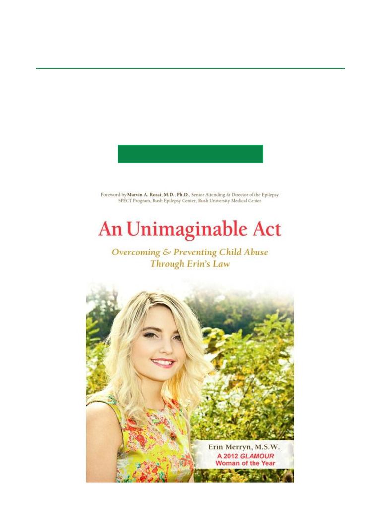 Limited Get An Unimaginable Act Overcoming and Preventing Child Abuse ...