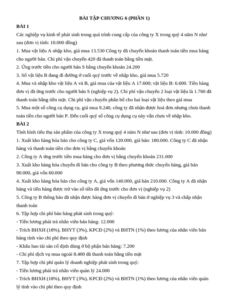 Bai tap chuong 6 - p1 (1) | PDF