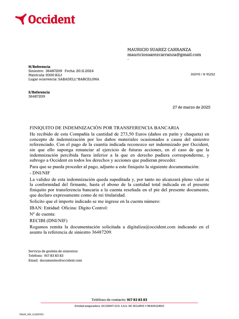 Mauricio Suarez Carranza - : N/Referencia | PDF