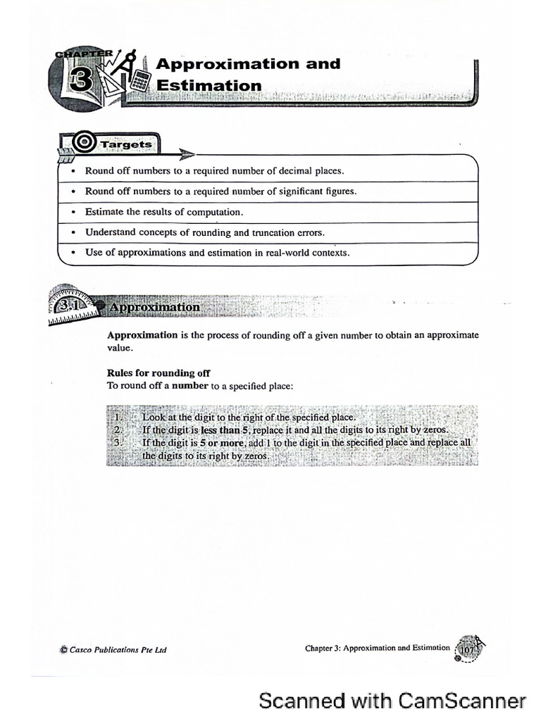 Chapter 3, Approximation and Estimation | PDF