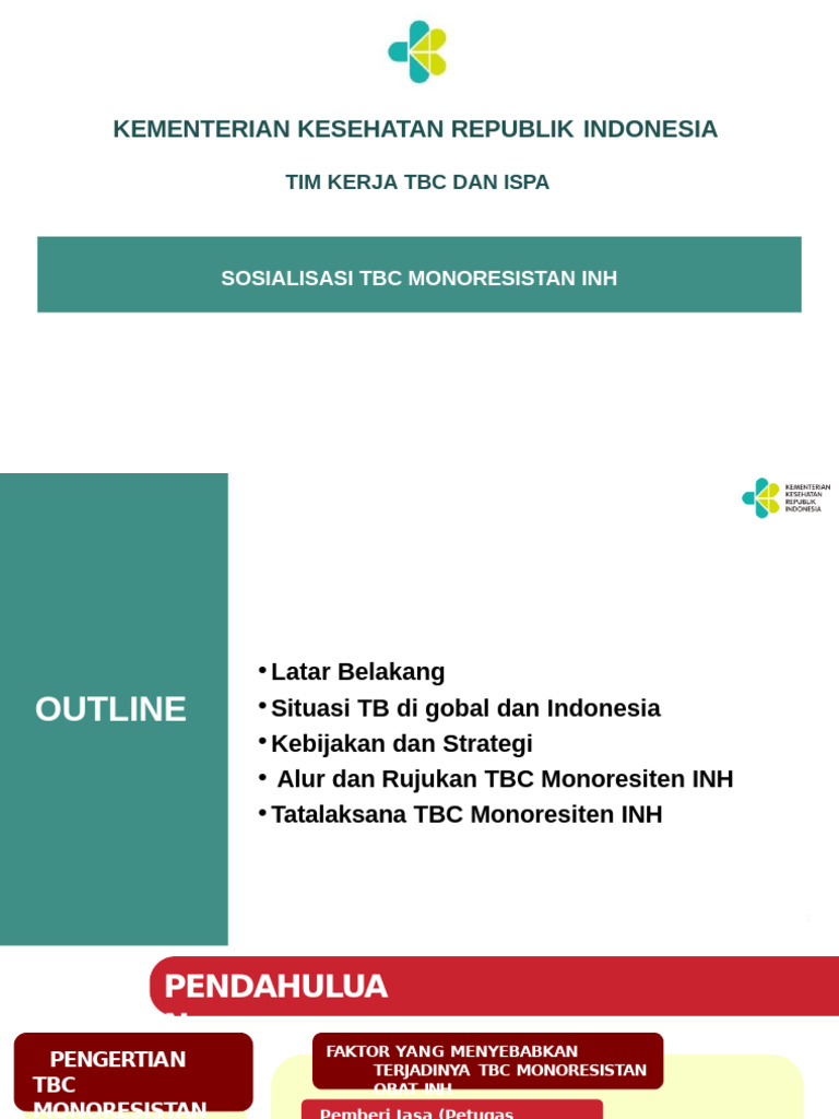 Strategi Pengendalian TBC Monoresisten INH | PDF
