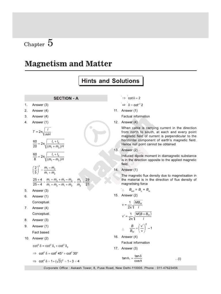 CLS LLEAP 23 24 P2 Phy Part 2 Set 1 Chapter 5 | PDF