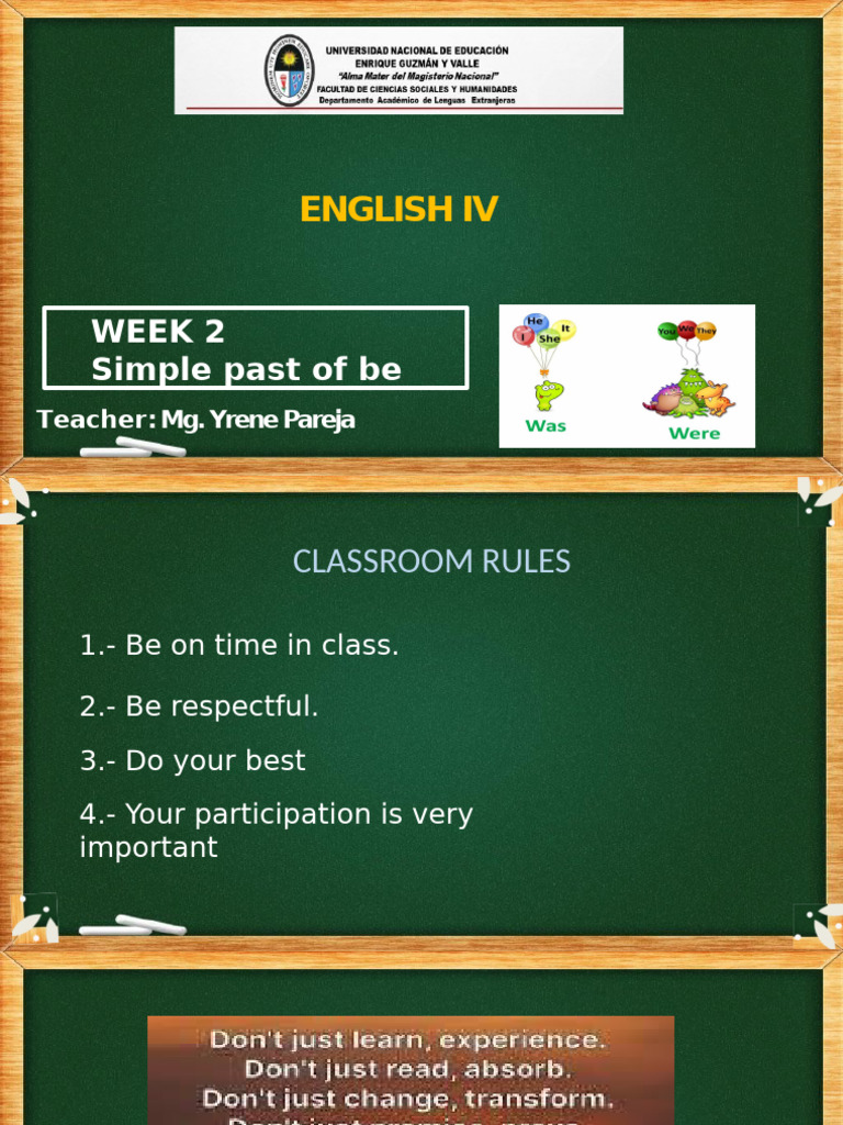 English IV 2025 I Week 2 | PDF