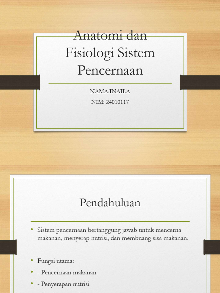 Anatomi Fisiologi Sistem Pencernaan (1) | PDF
