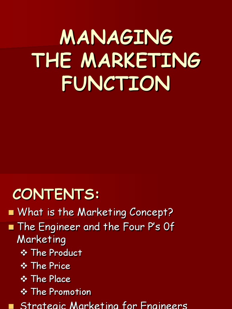 Managing Marketing for Engineers | PDF | Sales | Nokia