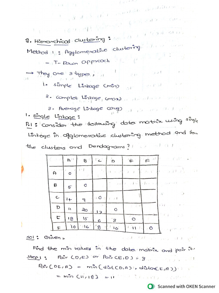 Agglomerative Clustering | PDF