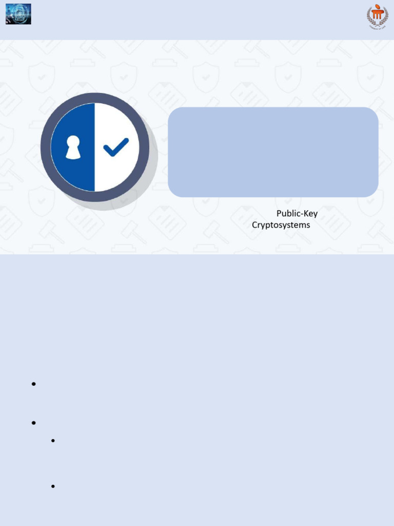 L11-14-DPS-Public-Key Cryptosystems | PDF | Key (Cryptography) | Public ...