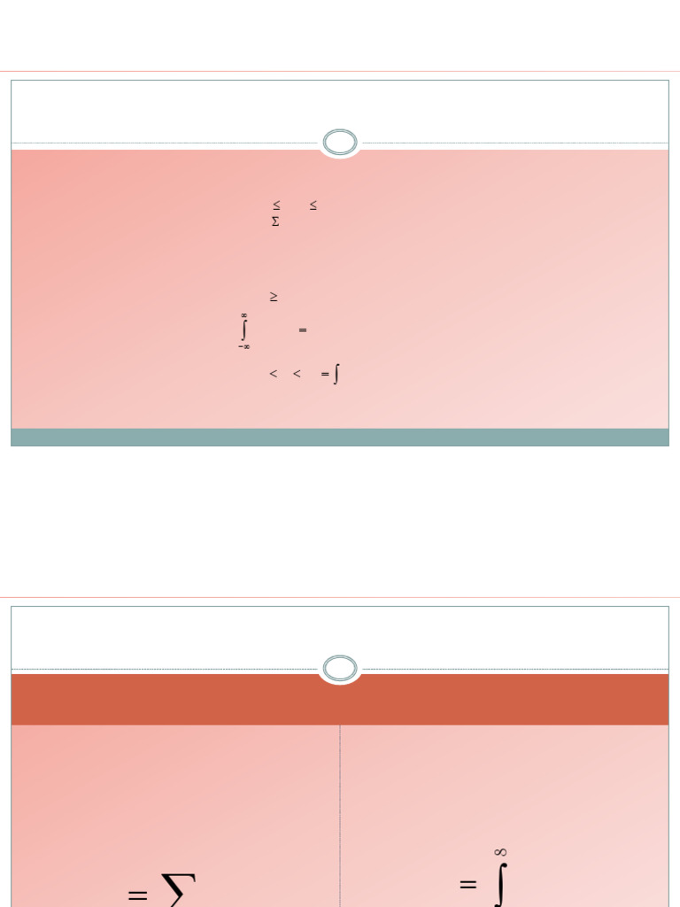 Mathematical Expectation | PDF | Probability Distribution | Random Variable
