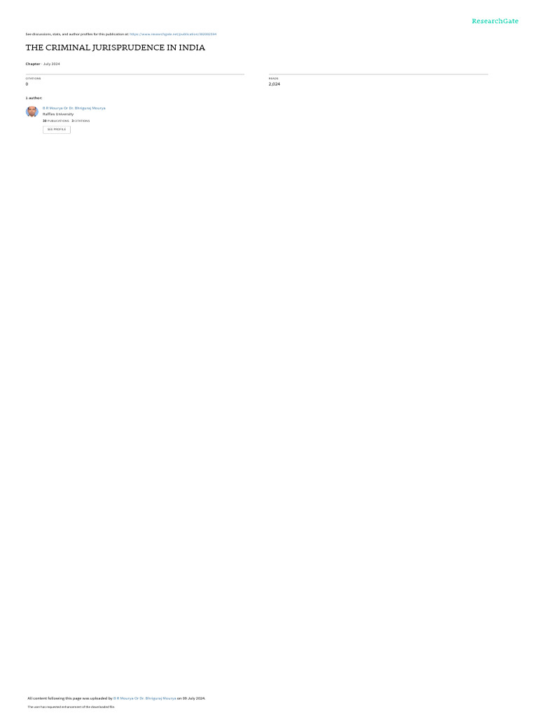 Bookchapter Criminla Justice Sysytem | PDF | Burden Of Proof (Law) | Crimes