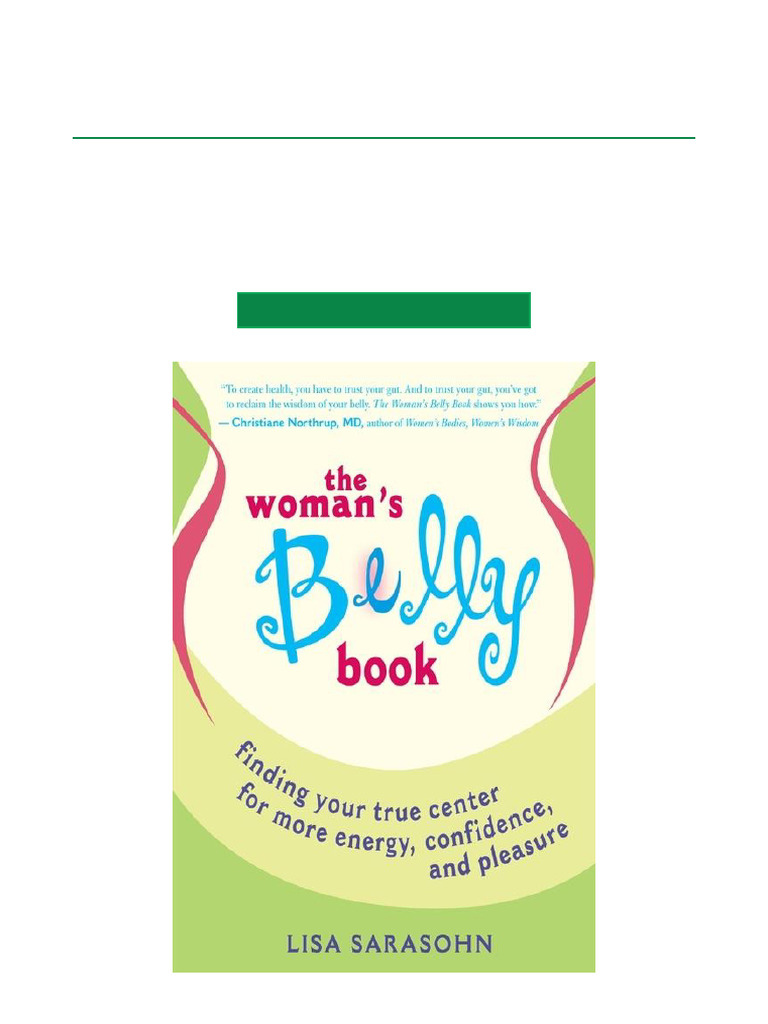 Must Own The Woman's Belly Book Finding Your True Center For More ...