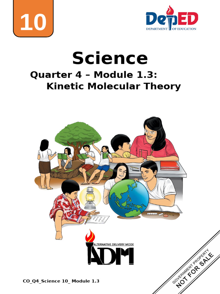 Kinetic Molecular Theory for Grade 10 | PDF | Gases | Temperature