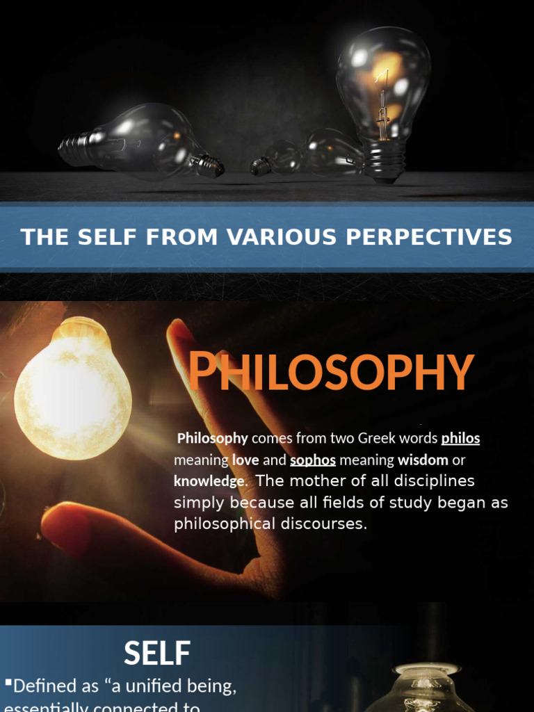 Philosophical Perspective of The Self | PDF | Philosophy Of Self | Soul
