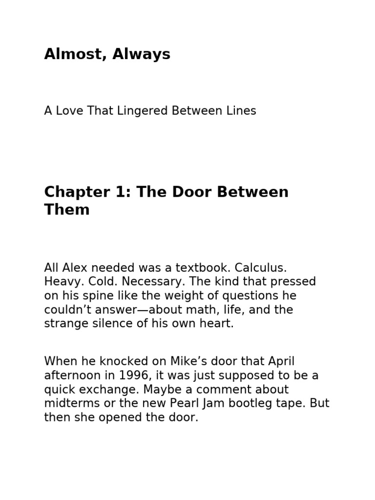 Almost, Always | PDF
