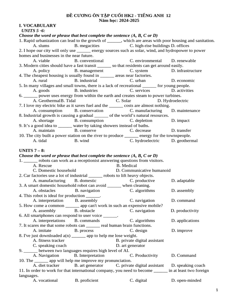 Đề cương CK2- K12- HS | PDF | Vietnamese Cuisine | Digital Marketing