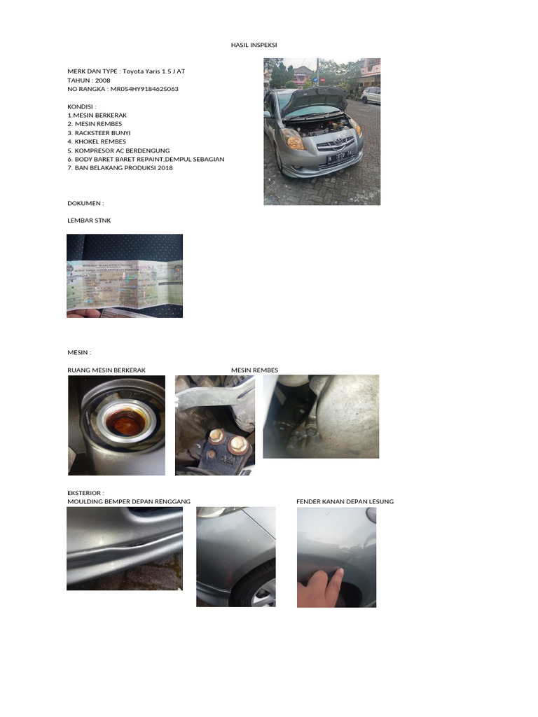 Hasil Inspeksi | PDF