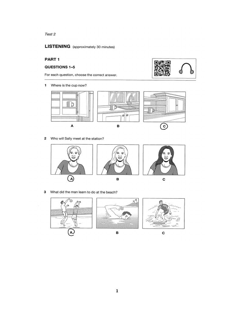 Test 2 Listening | PDF