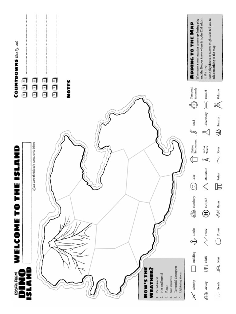 EscapeFromDinoIsland Map | PDF
