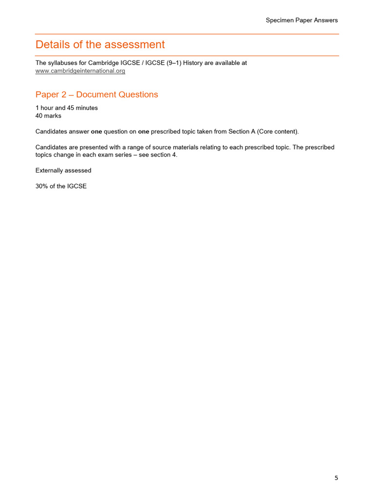 Paper 2 Specimen Responses 0470 - Specimen - Paper - Answers - Paper ...