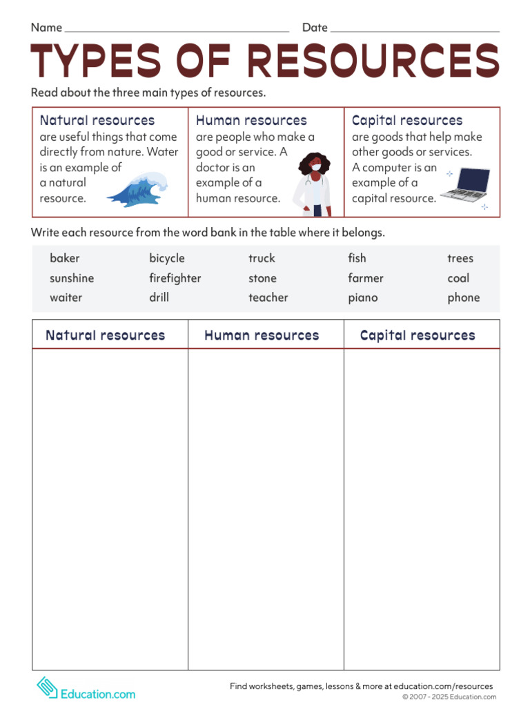 Types of Resources | PDF