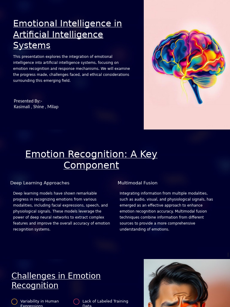 Emotional - Intelligence in AI | PDF | Emotions | Intelligence (AI ...
