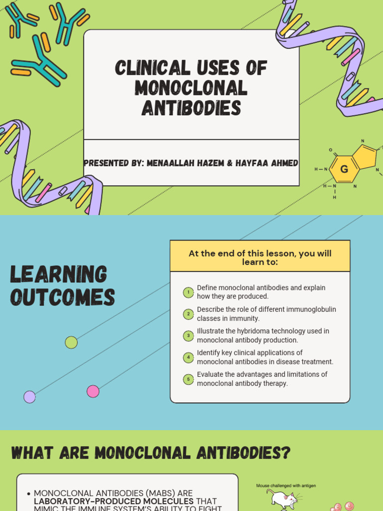 Clinical Uses of Monoclonal Antibodies Presentation | PDF | Monoclonal ...