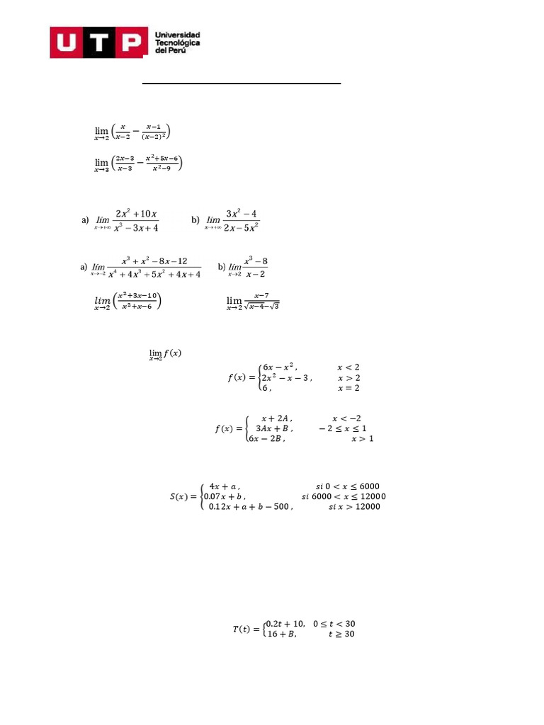 CALCULO 1 - Reforzamos para PC2 | PDF