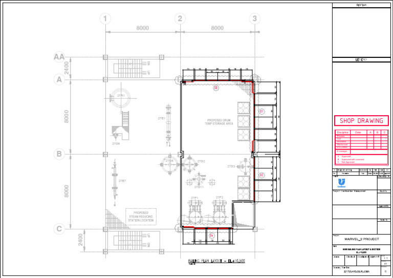 Plan Handrail - Elv.+10.50m | PDF