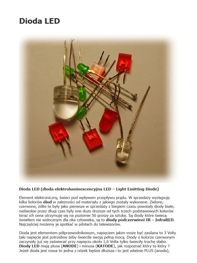 Dioda LED | PDF