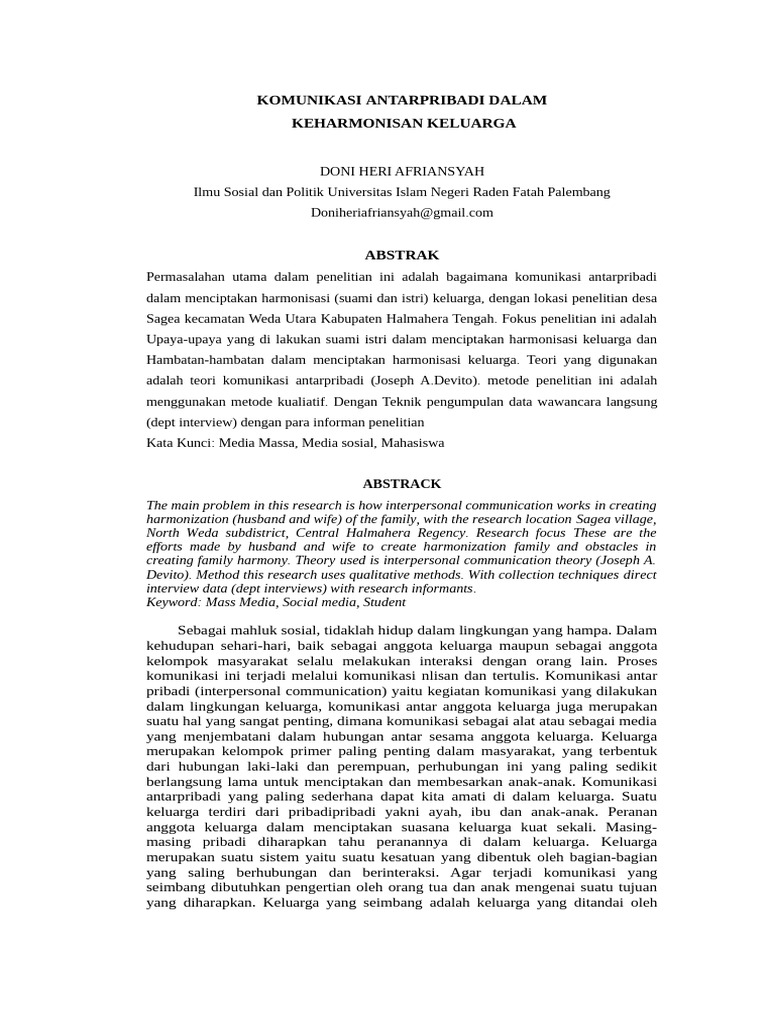 Artikel B Indo Doni Heri Afriansyah | PDF