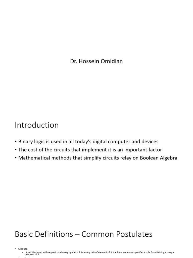 2 Boolean Algebra And Logic Gates Pdf Boolean Algebra Teaching 5364