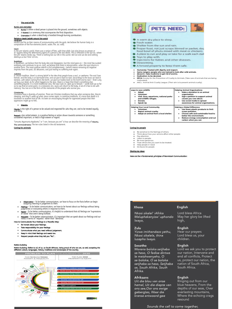 PSW-Study notes_revision pack Term 3 - Google Docs | PDF