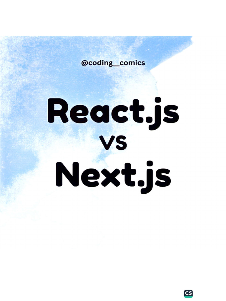 difference between react and next js | PDF