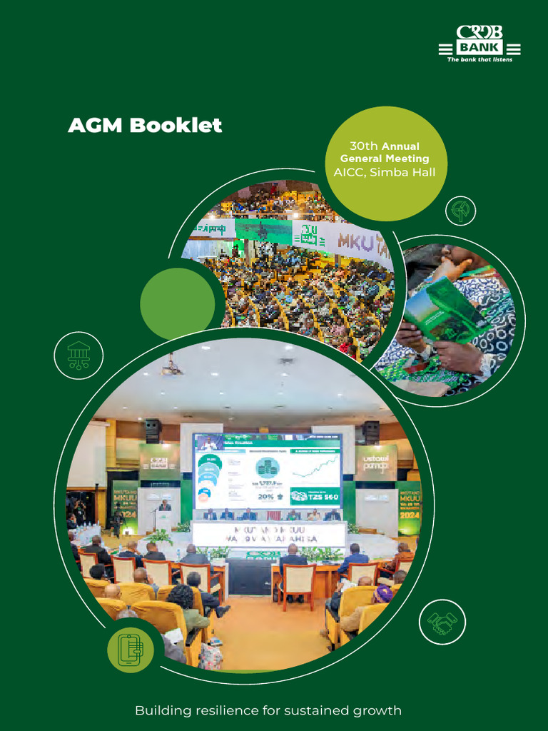 CRDB Bank 30th AGM Notice 2025 | PDF | Tanzania | Business