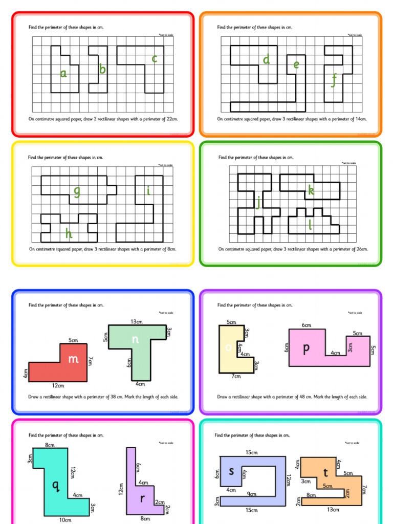 Perimeter Challenge Cards | PDF