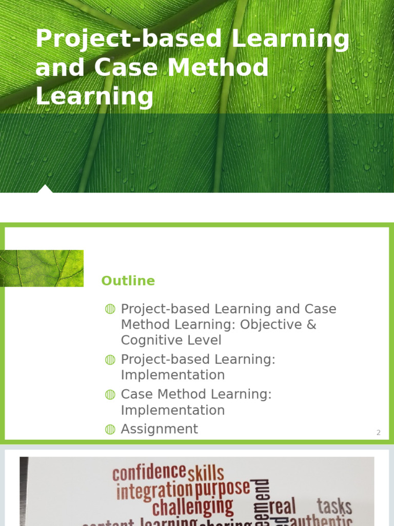 Project-Based Learning and Case Method Learning | PDF | Learning ...