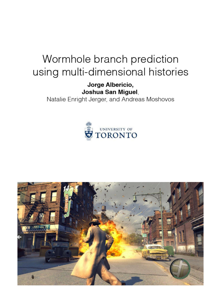 Wormhole Branch Prediction Using Multi-Dimensional Histories | PDF