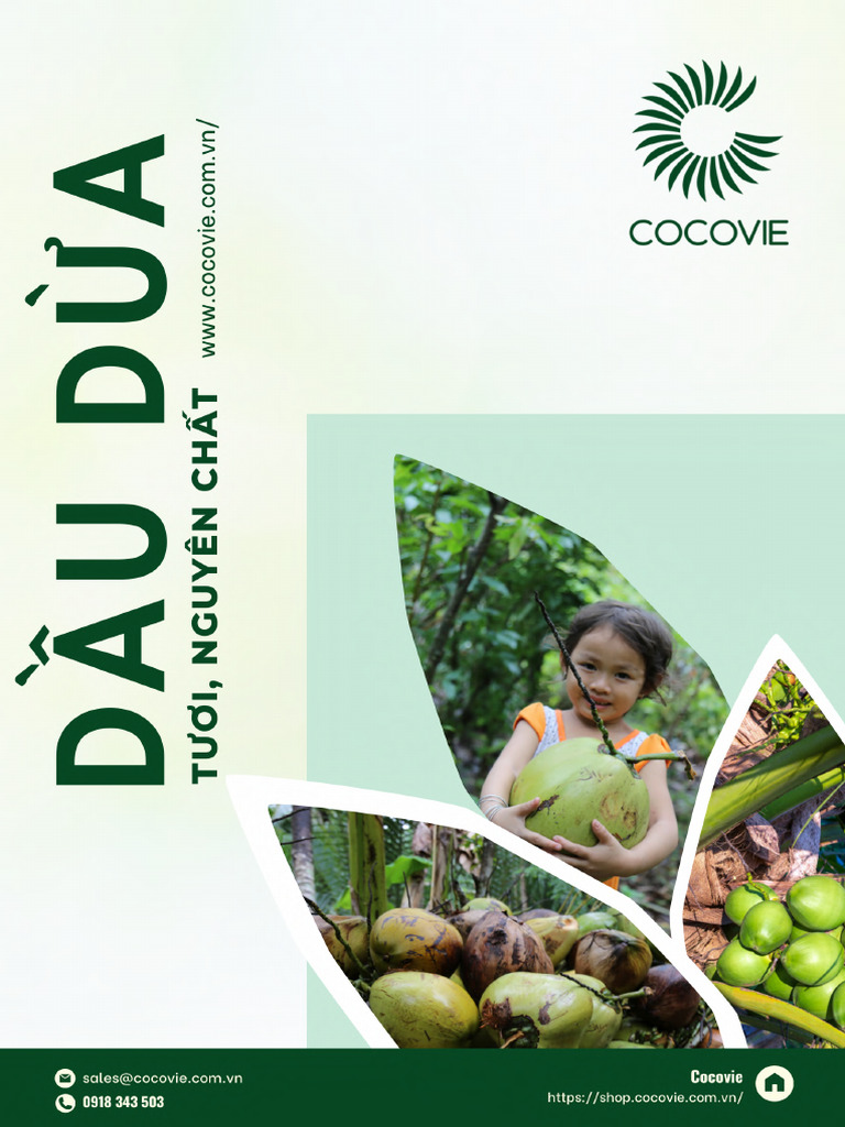 BẢNG GIÁ DẦU DỪA COCOVIE- brochure | PDF