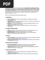 MIT Admission Timeline for 2026 | PDF