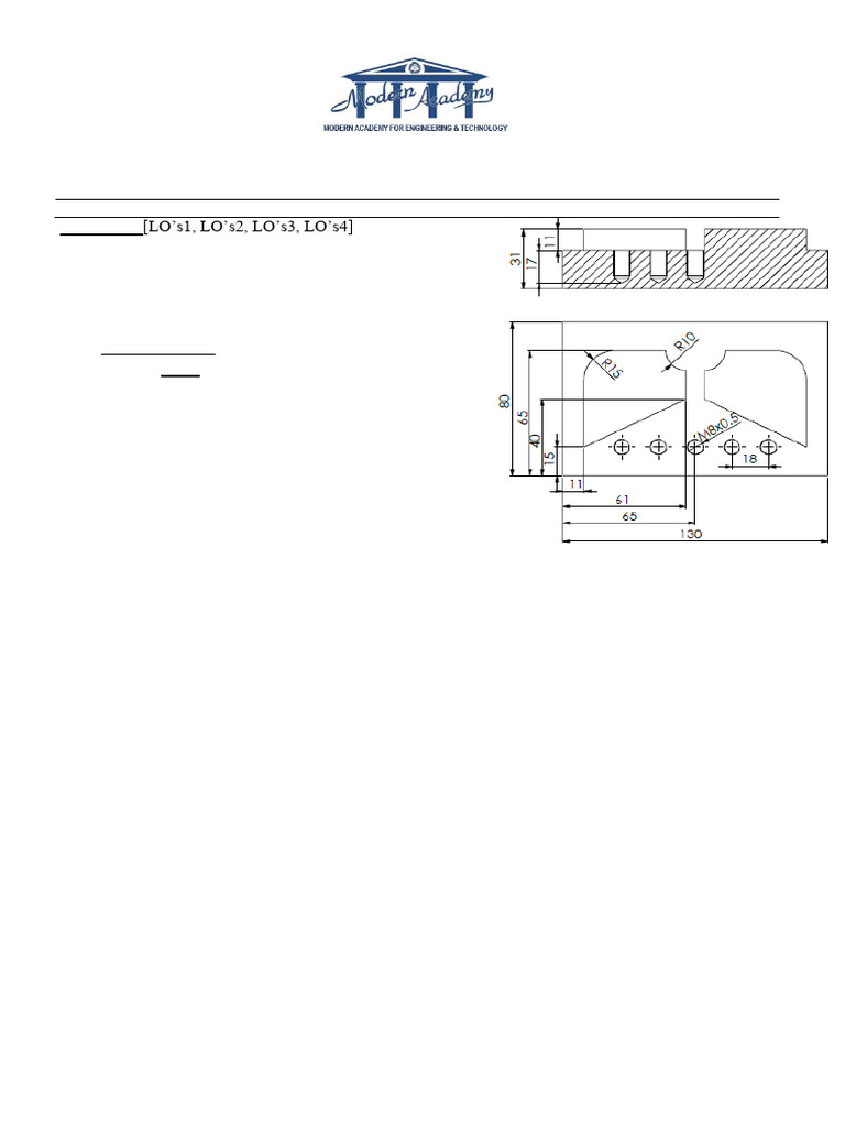 CNC (MNF 422) - Mid Term Spring-2023-2024 | PDF