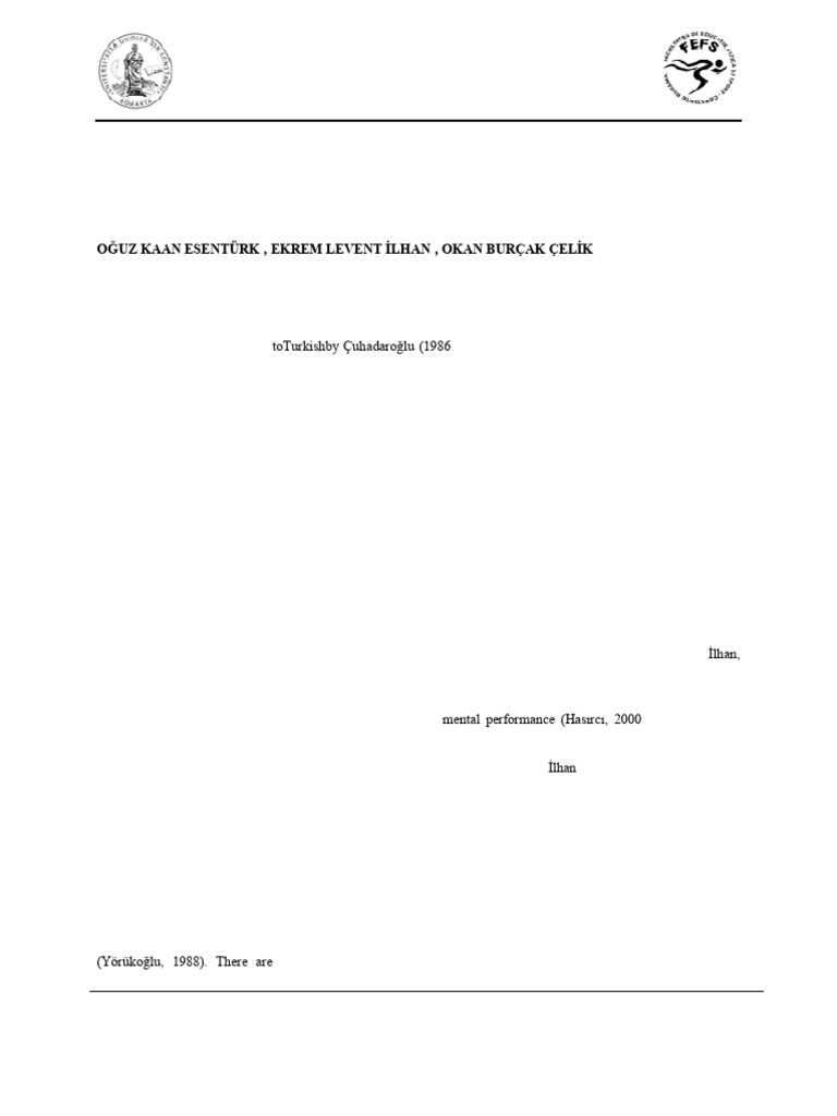 Examination of Self Esteem Levels Accord | PDF | Self Esteem ...