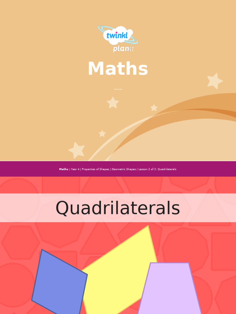 #Lesson Presentation Quadrilaterals | PDF | Shape | Euclidean Geometry