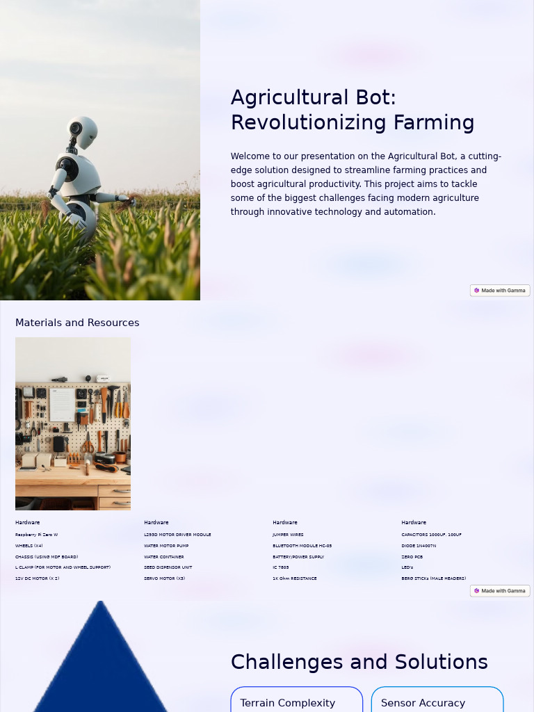 Agricultural Bot: Transforming Farming | PDF | Agriculture | Computer ...