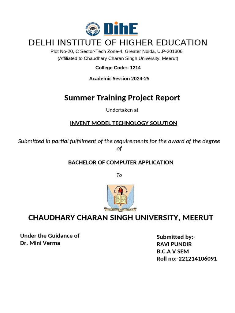 Complete Summer Internships Report | PDF | Analytics | Data Analysis