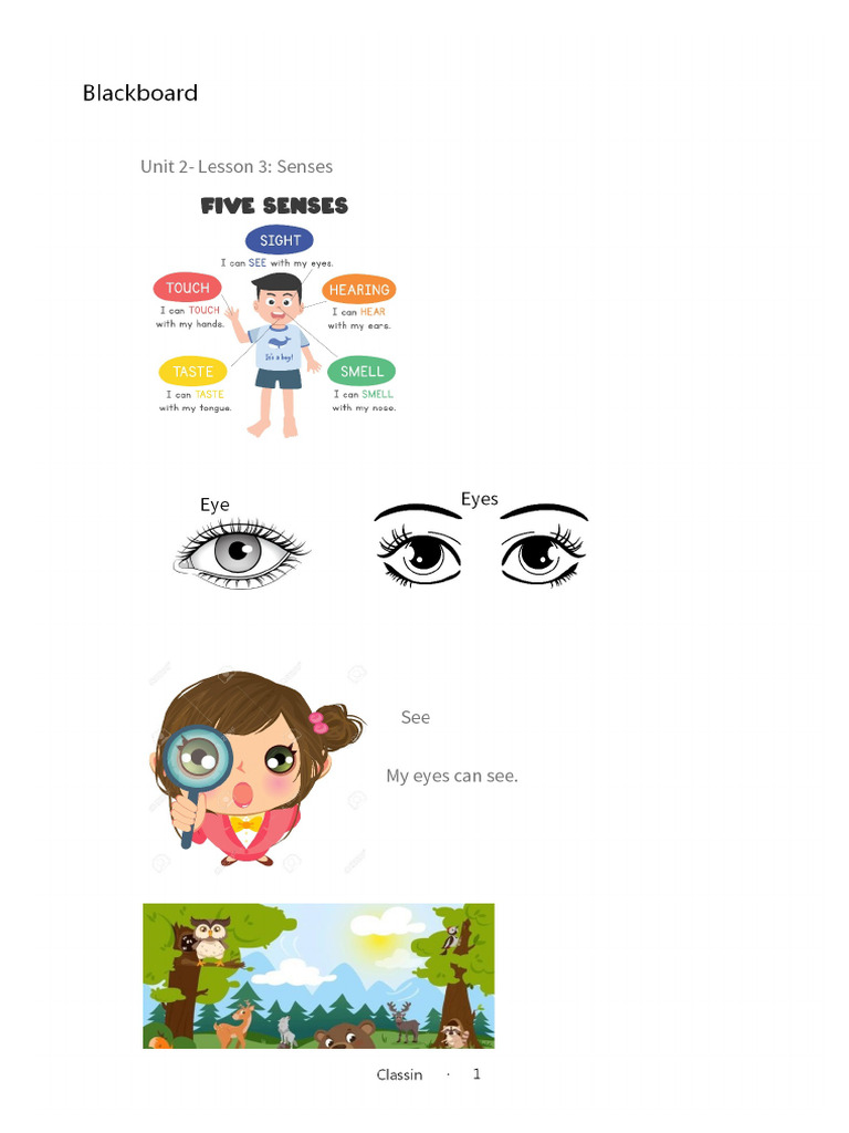 Bright Ideas 2 - Unit 2-L3 - Senses | PDF