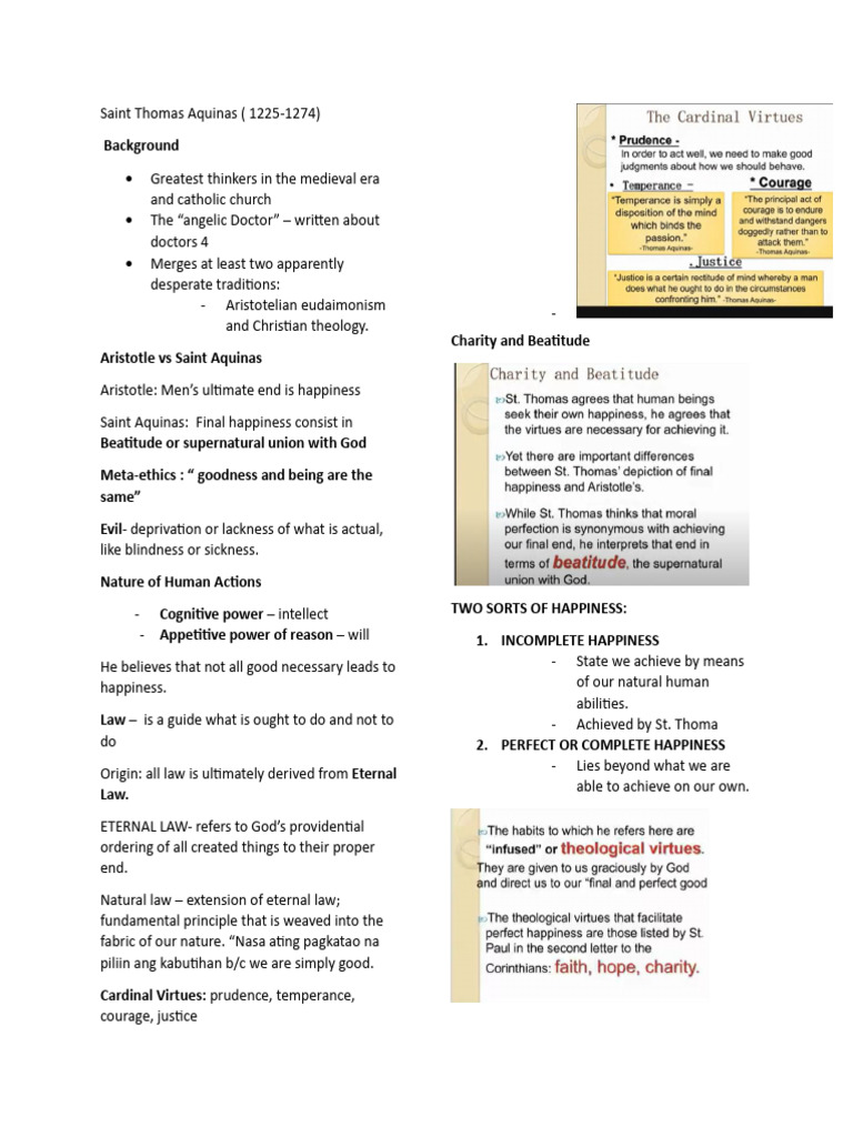 Saint Thomas Aquinas | PDF